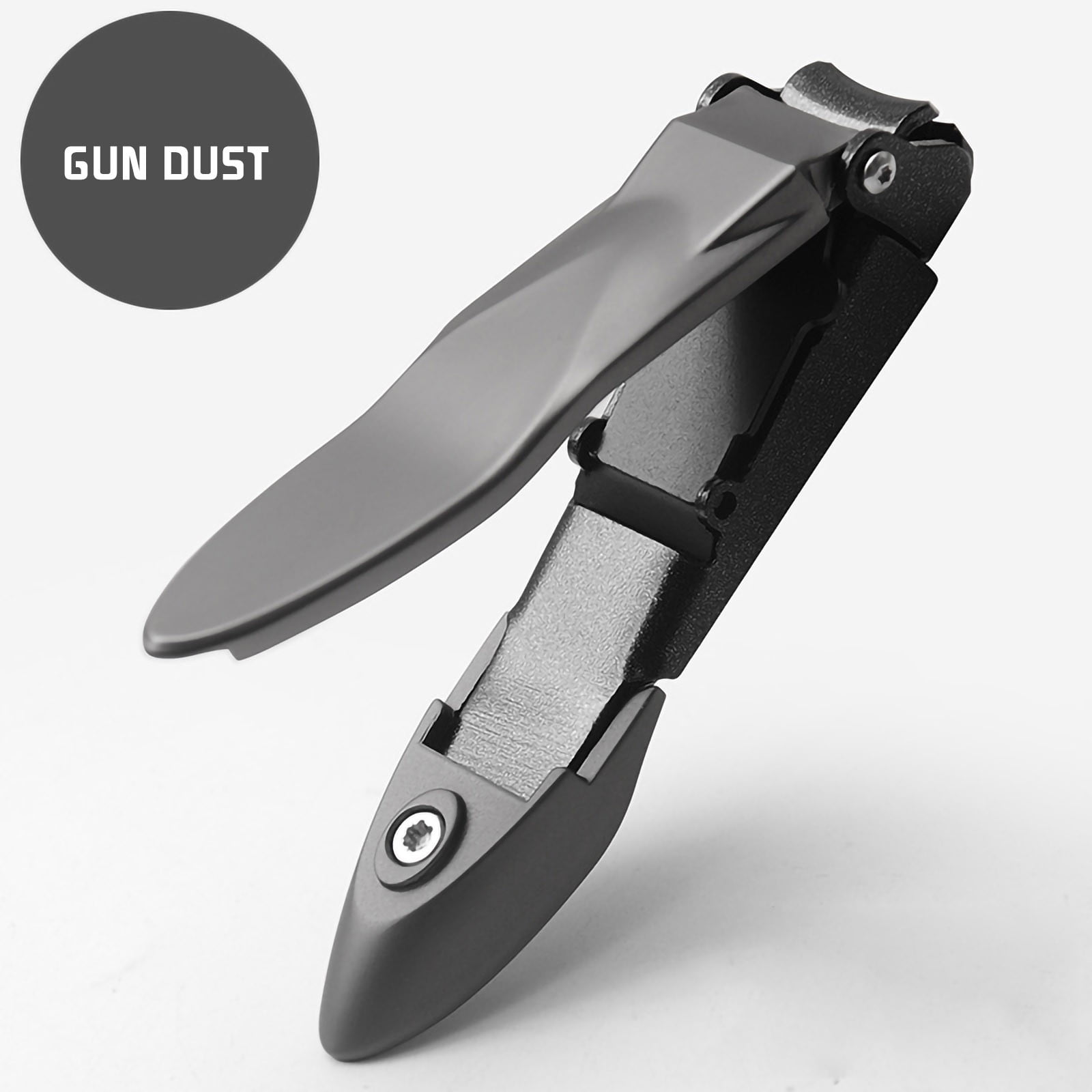 Nail Clippers for Men with Catcher Heavy Duty -Sharp Self-Collecting ...