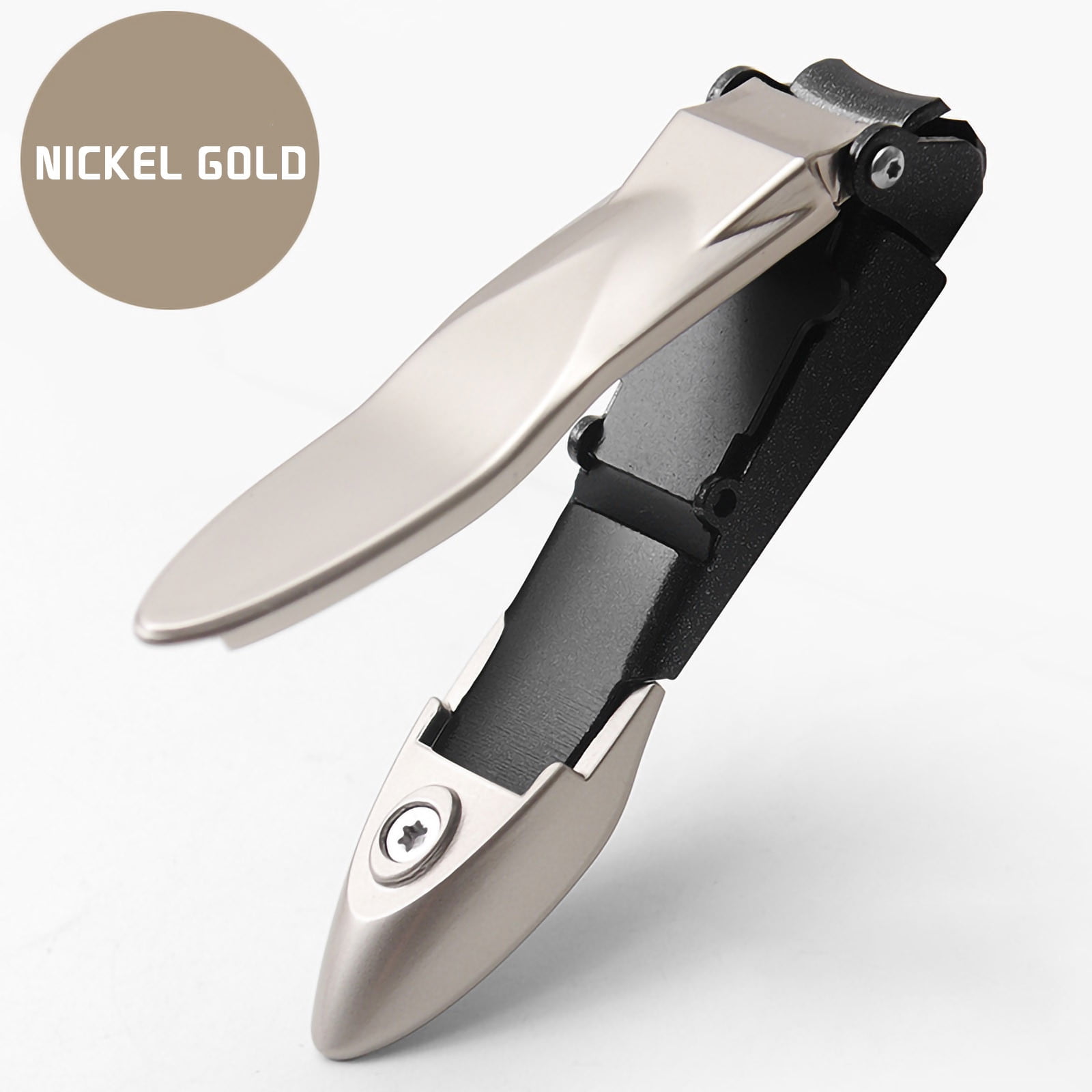 Nail Clippers for Men with Catcher Heavy Duty -Sharp Self-Collecting ...
