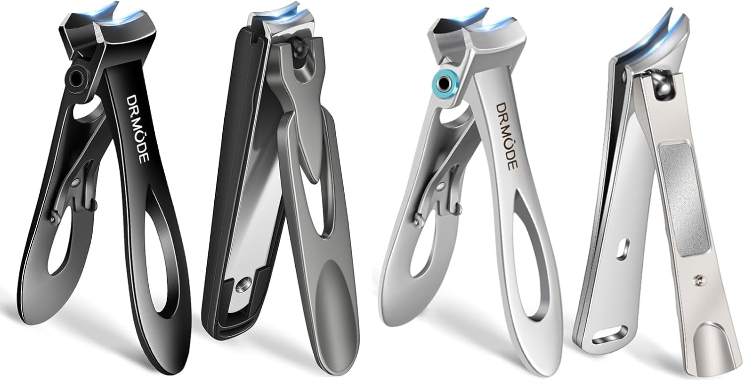 Nail Clippers for Men Thick Ingrown Nails, Wide OpeningLarge Toenail ...