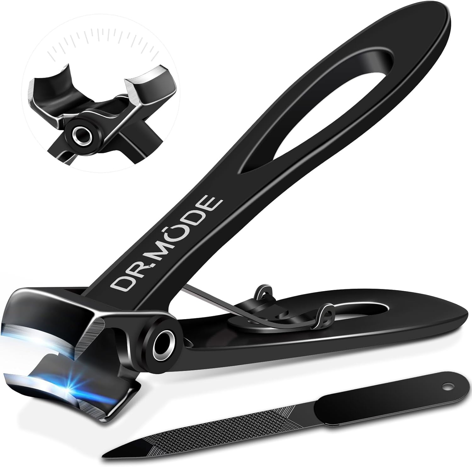 Nail Clippers for Men Thick Nails, Heave Duty Sharp Toe Nail Clippers ...