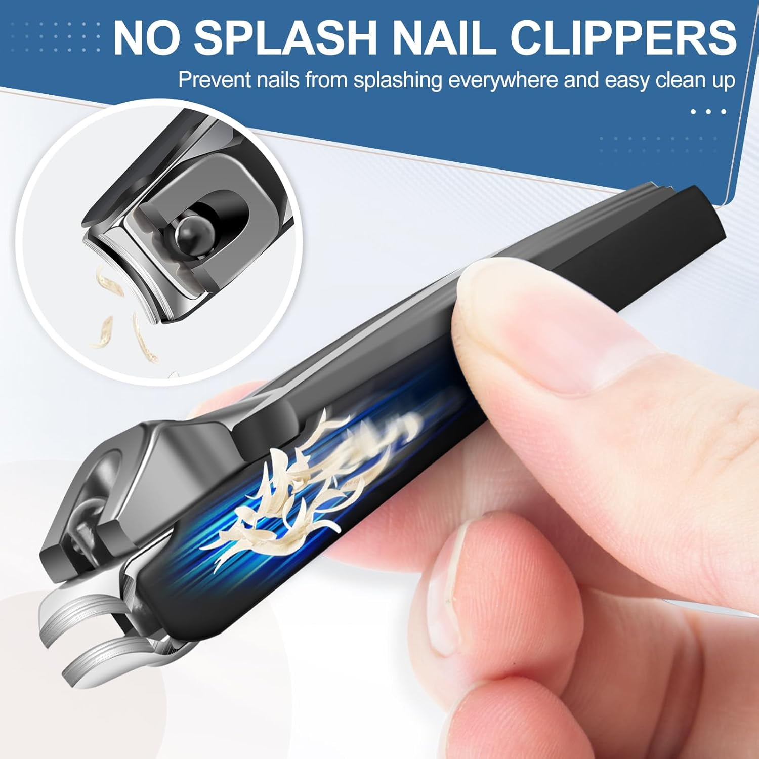 Nail Clippers for Men Thick Nails,Slanted Curved Ingrown Toenail ...