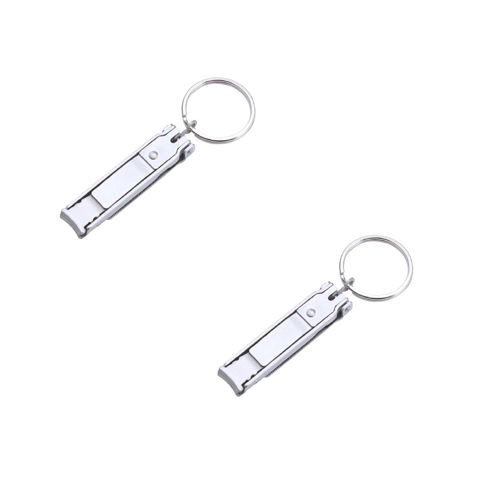 Nail Clippers for Natural Finger Nails Ultra Thin Mini Travel Portable ...