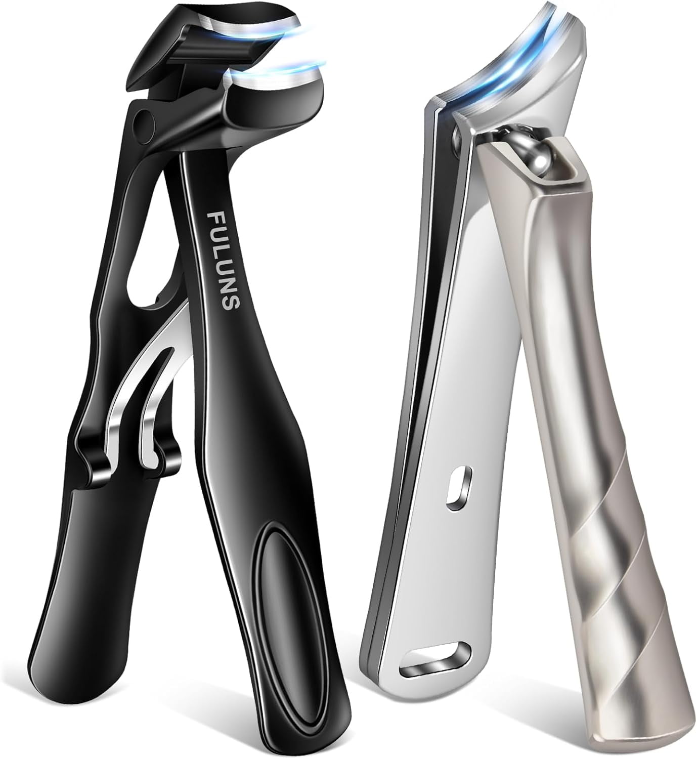 Nail Clippers for Seniors Thick Nails, Slanted Curved Ingrown Toenail ...