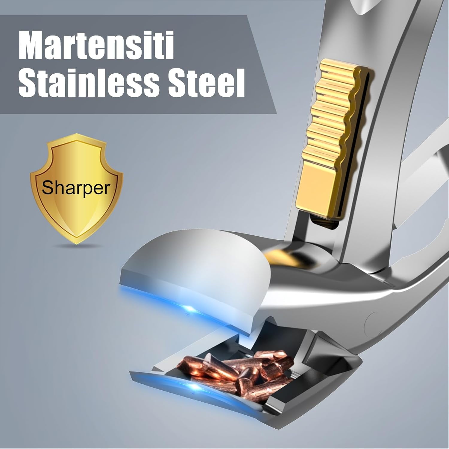 Nail Clippers for Seniors Thick Toenails, Professional Fingernail ...