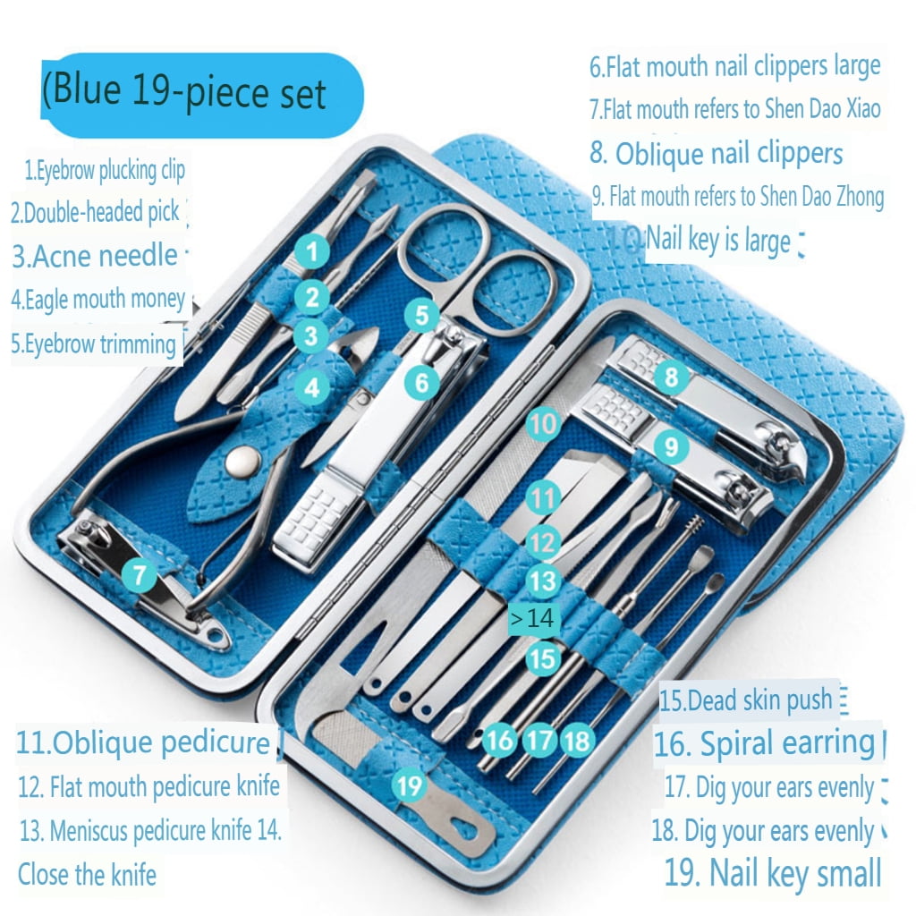 Nail Clippers Set Fingernail and Toenail Clipper Cutters, Manicure ...