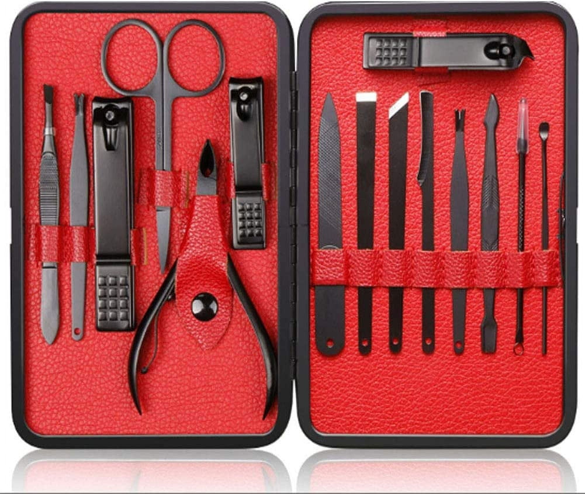 Nail Clippers Sets Stainless Steel Nail Cutter Pedicure Kit Nail File ...