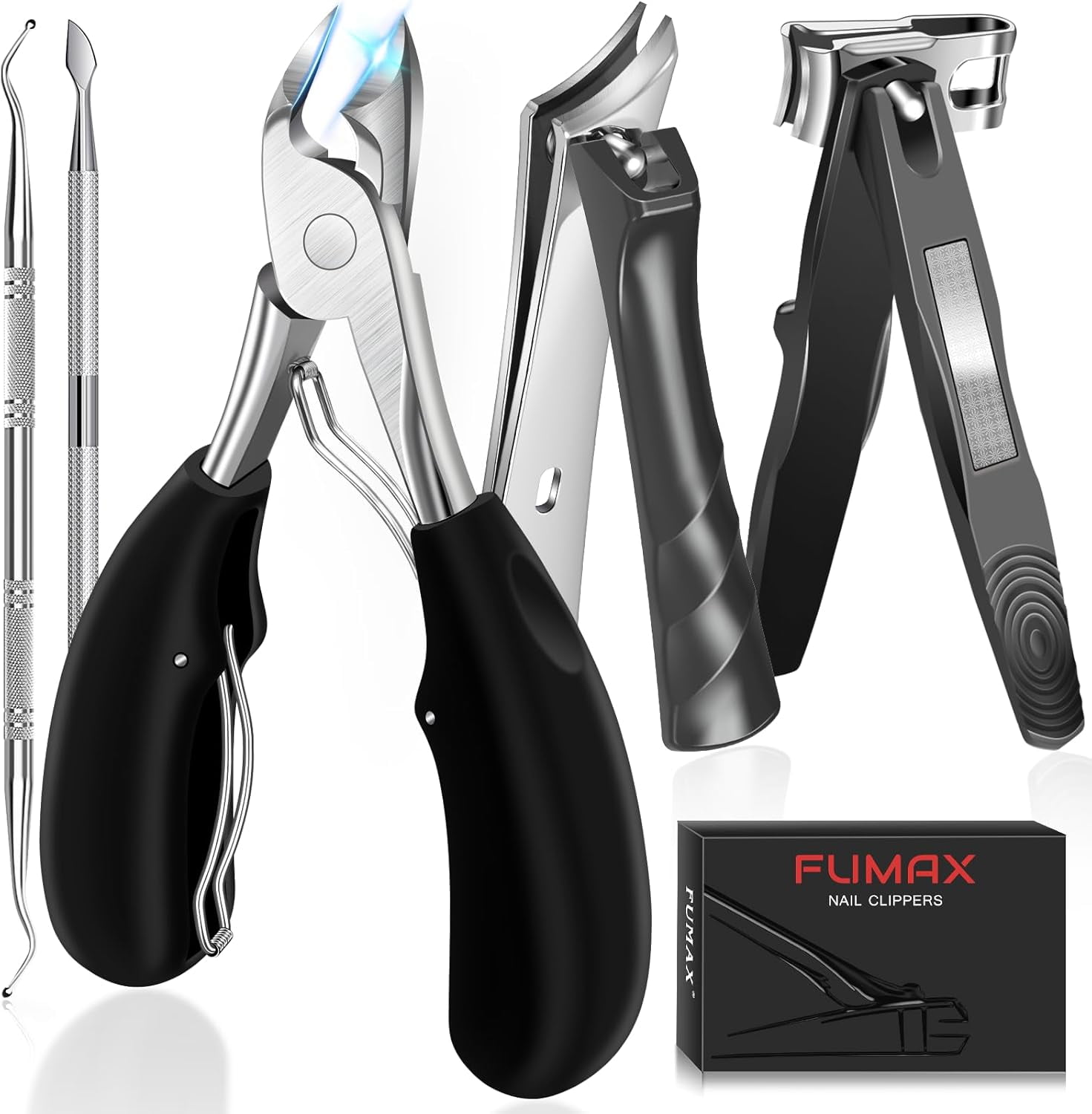 Nail Clippers for Thick Nails for Seniors, Large Professional Toenail ...