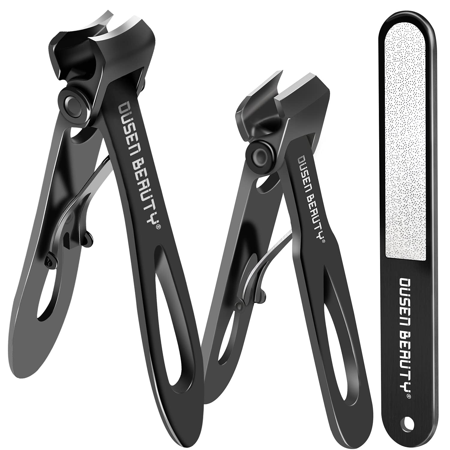 Nail Clippers for Thick Nails, Wide Jaw Opening Nail Clippers with ...