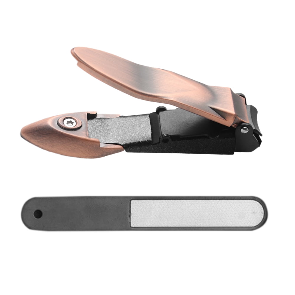 Nail Clippers for Men with Catcher - Razor-Sharp Heavy Duty Self ...