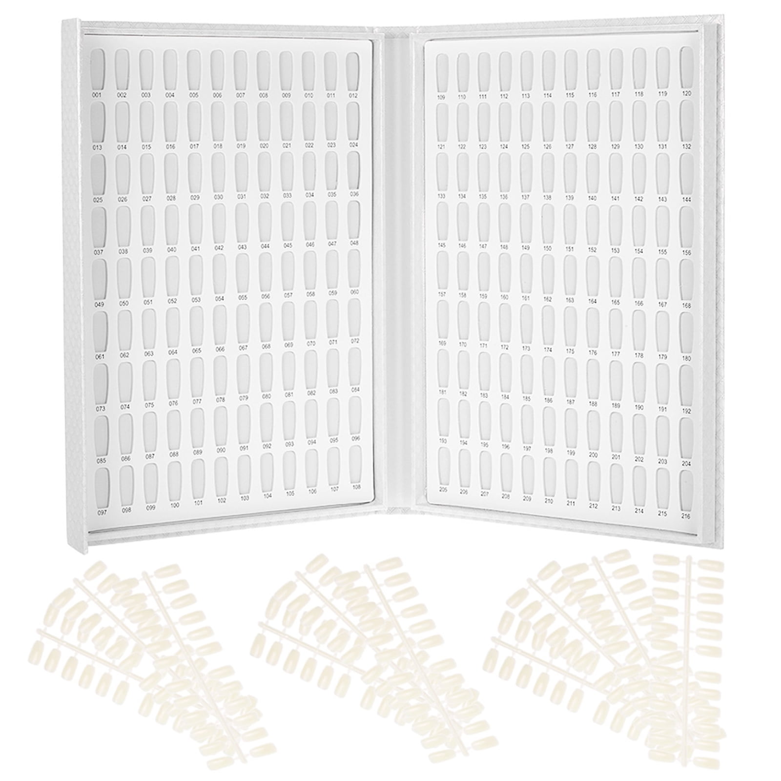 Nail Color Card,Nail Color Salon Polish Color Chart Display Chart With ...