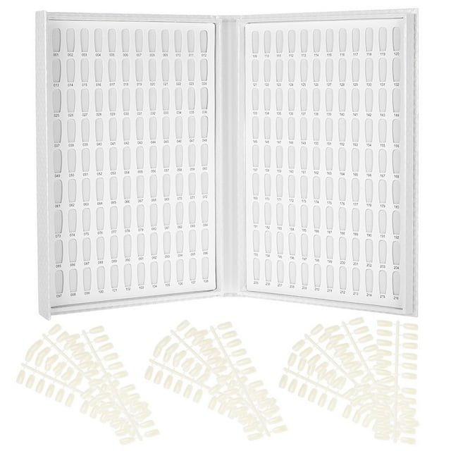 Nail Color Card,Nail Color Salon Polish Color Chart Display Chart With ...