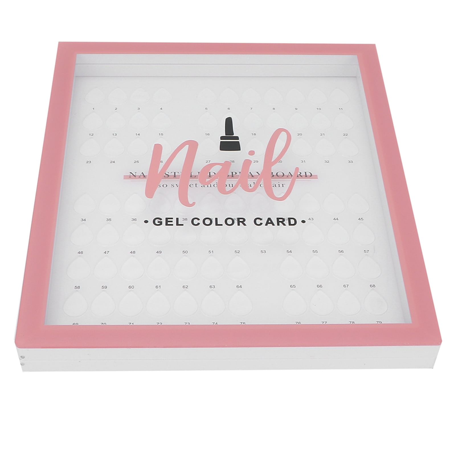 Nail Color Display Book 79 Colors Nail Art Gel Polish Display Chart ...