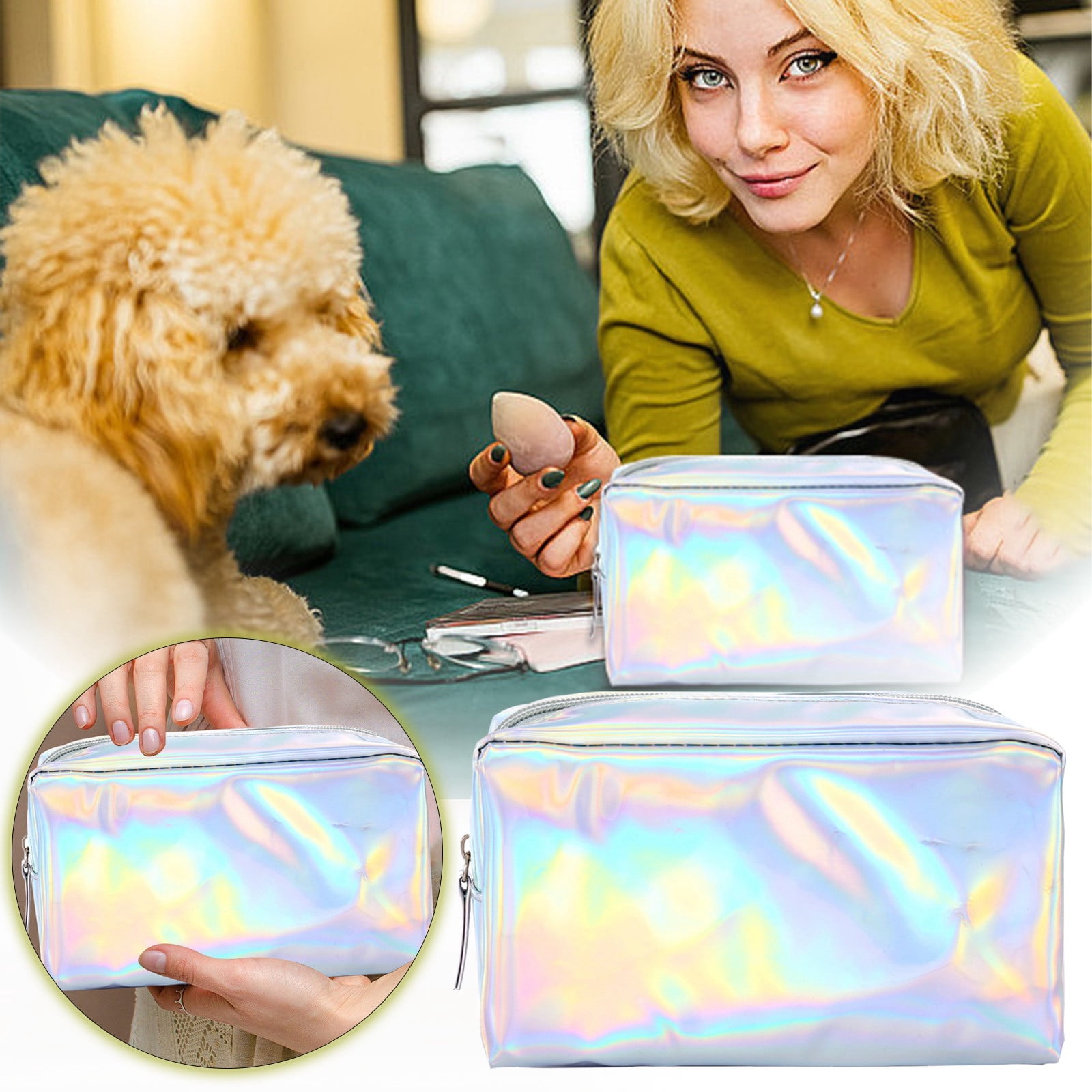 Nail Container Storage Case Pencil Bag Case Capacity Colorful High Bag ...