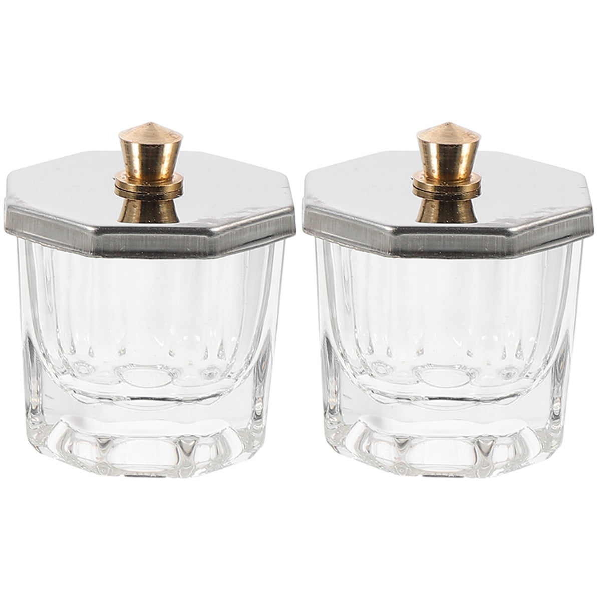 Nail Cup Container Make Tools Dappen Dish for Acrylic Nails Glass Cups ...