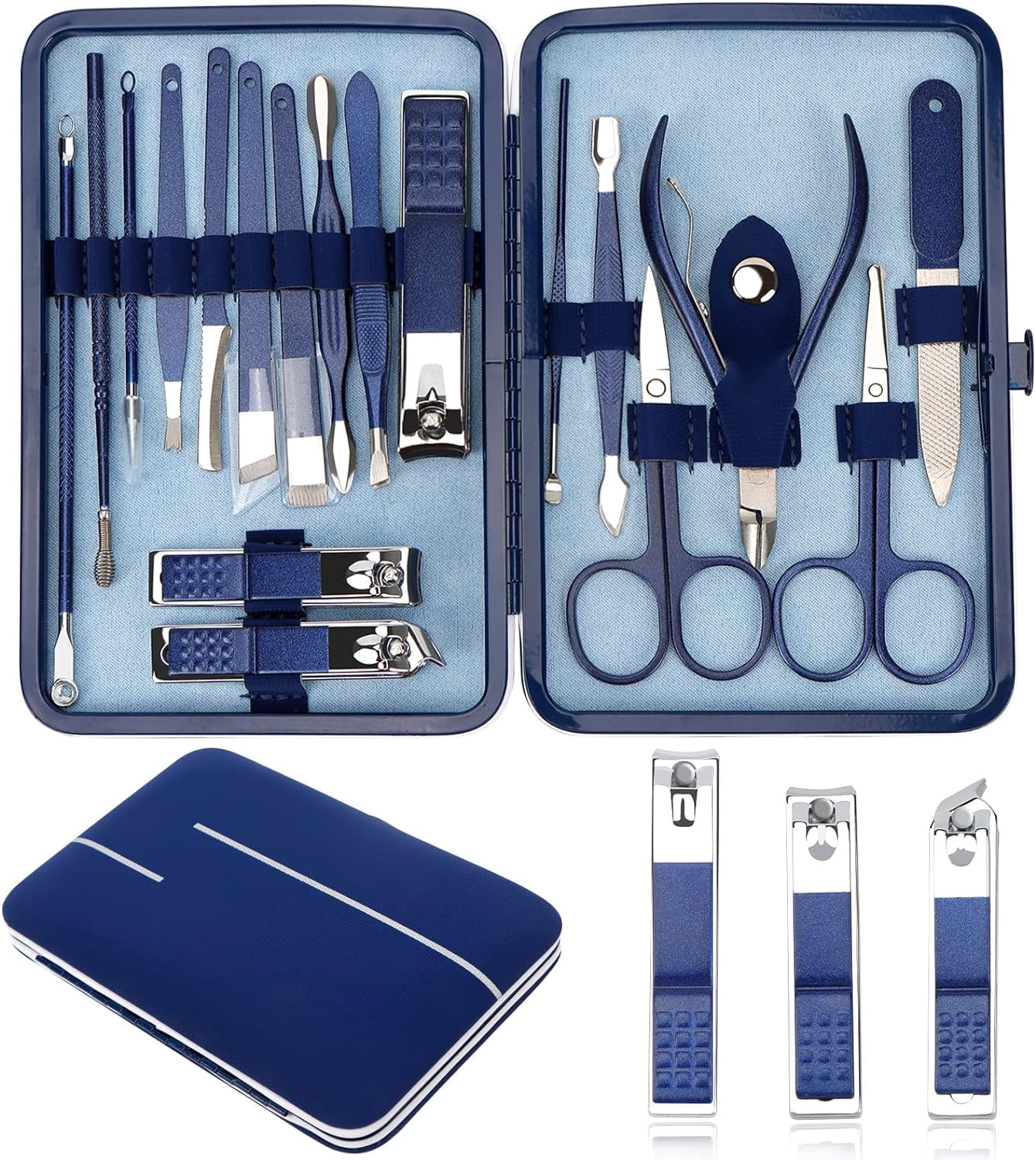 Nail Cutter Clippers Set Manicure Pedicure Kits Fingernail Toenail ...