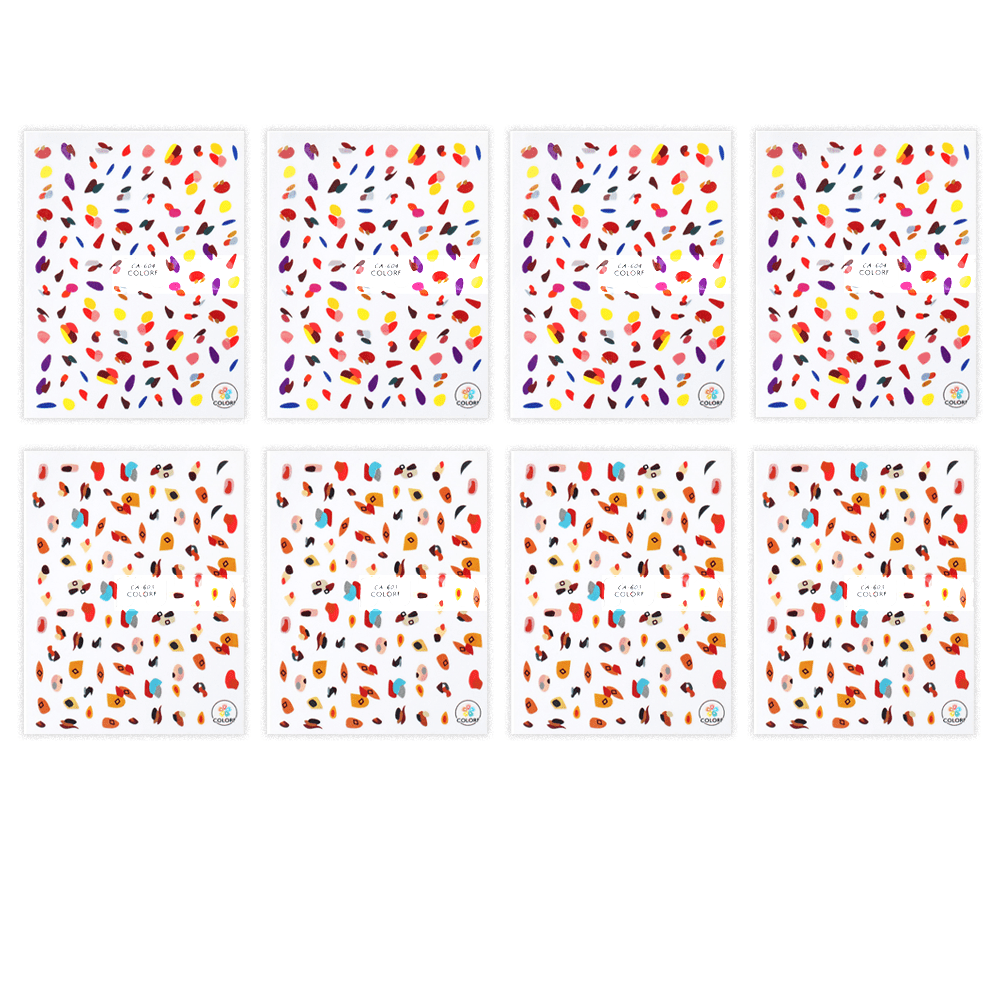 Nail Design Foils Decorations Spring Summer Sliders Nail Supplies Nail ...