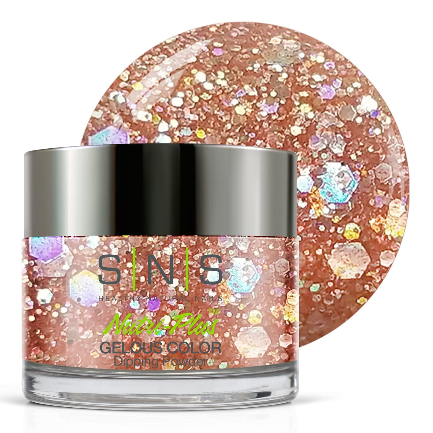 Nail Dip Powder, Gelous Color Dipping Powder - Hoopoe (Metallics/Bronze ...