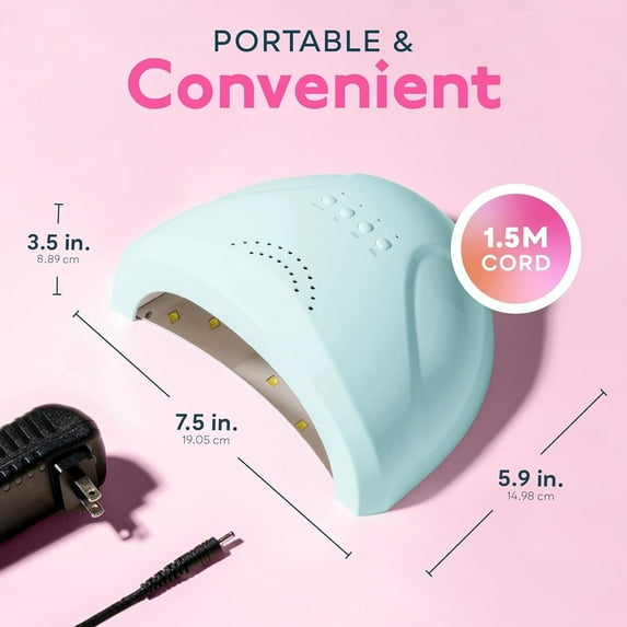 Nail Dryer, UV Light for Gel Nail Polish Professional UV LED Lamp with ...