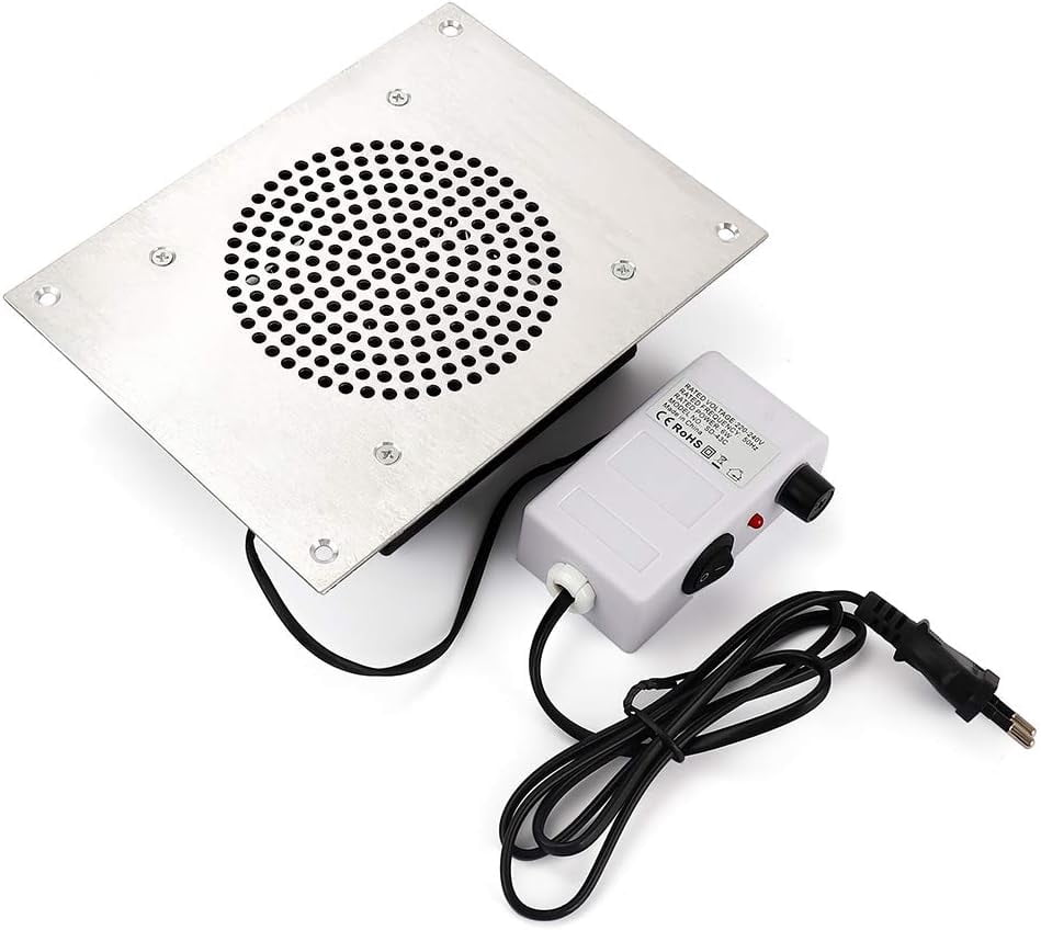 Nail Dust Collector,4000RPM Nail Vacuum Cleaner Desktop Built in ...