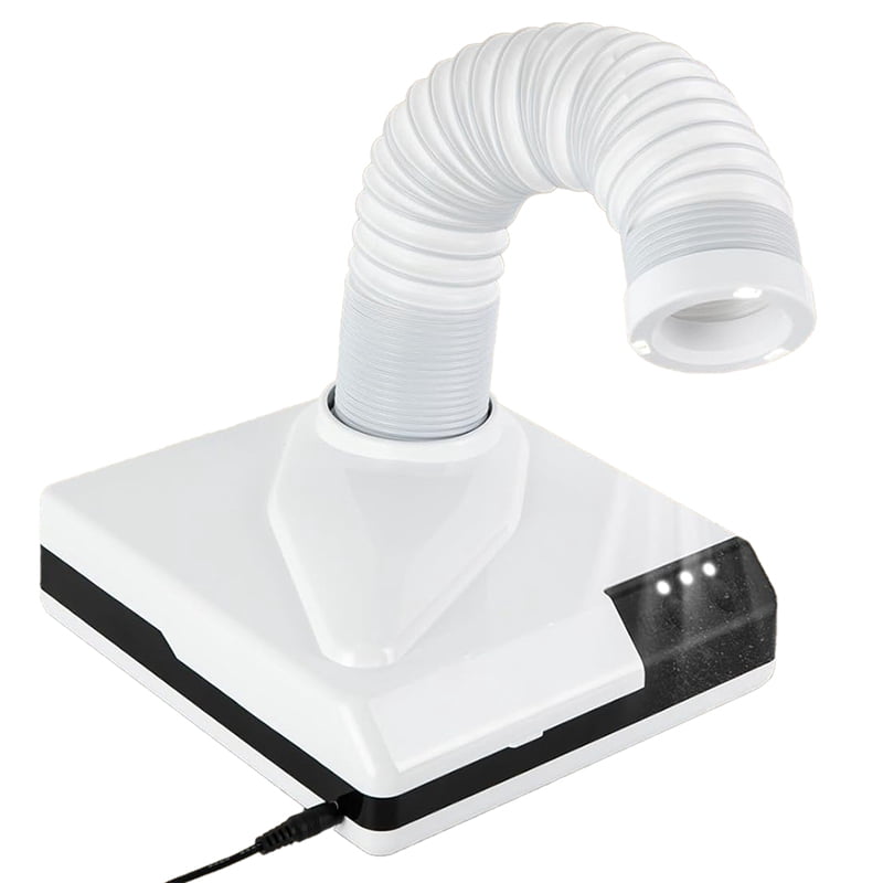 Nail Dust Collector, 60W Polishing Dust Collector with Fan and LED Dual ...