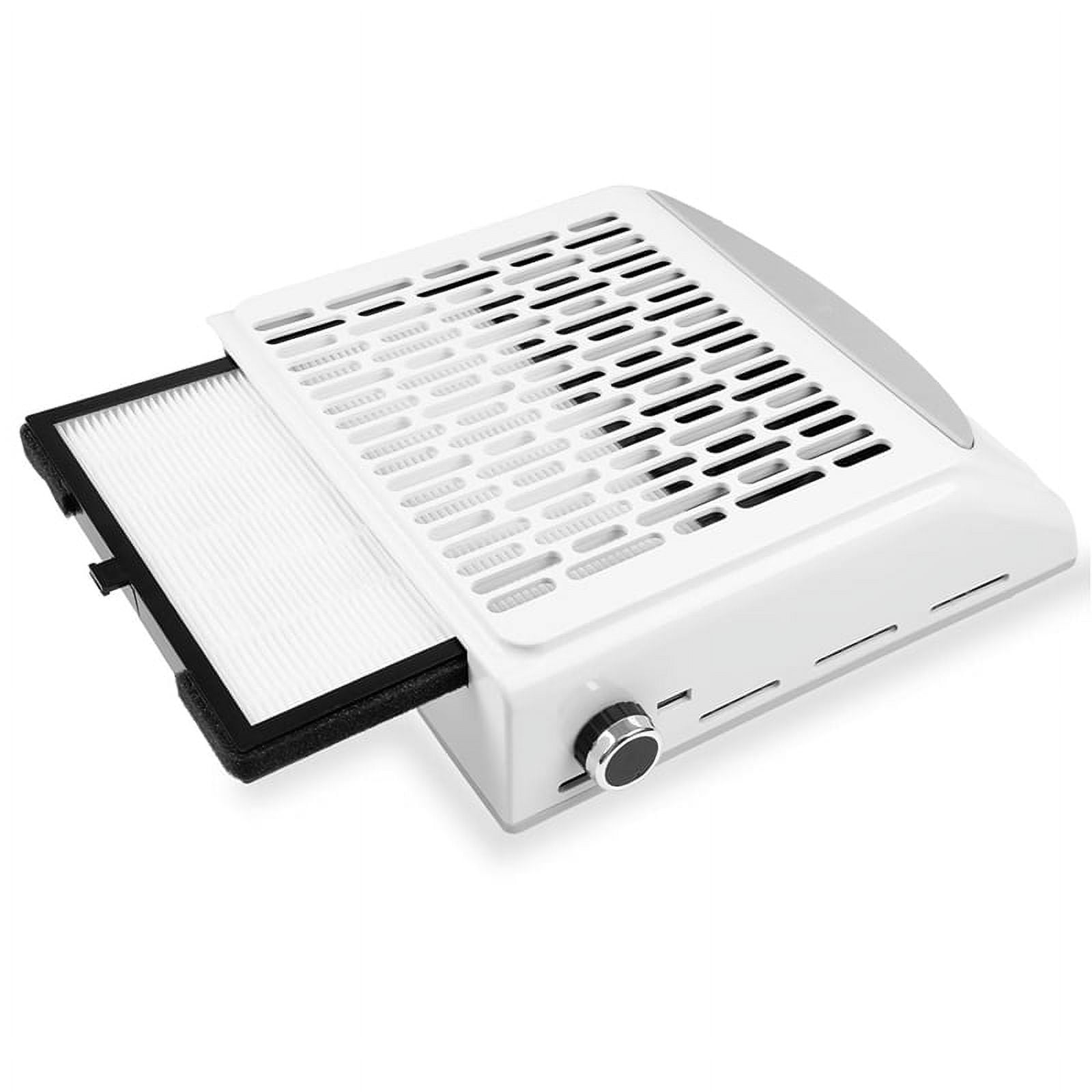 Nail Dust Collector for Manicure, 100W Extractor Vacuum Dust Collector ...