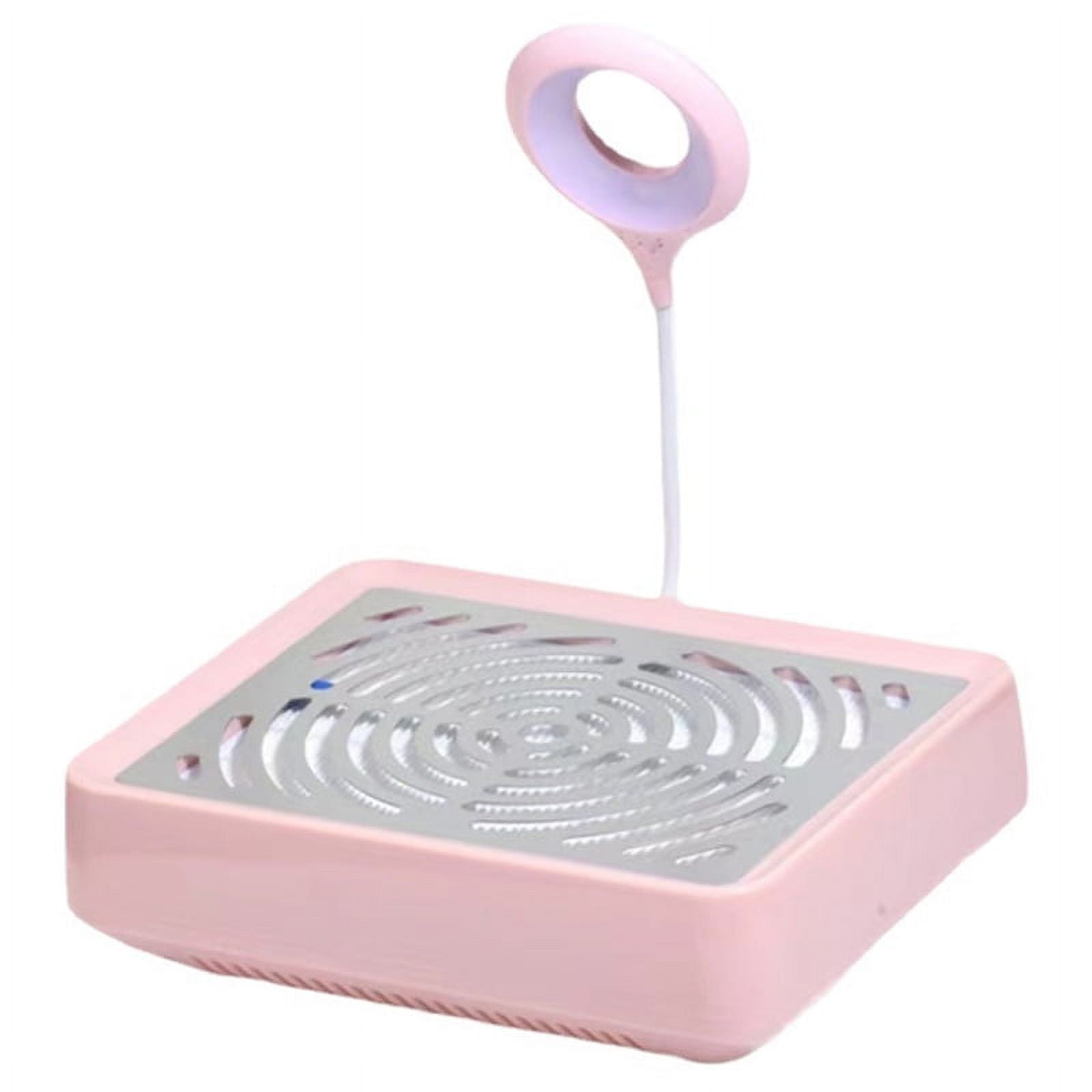Nail Dust Collector with Lamp 40W Professional Salon Powerful Nail ...