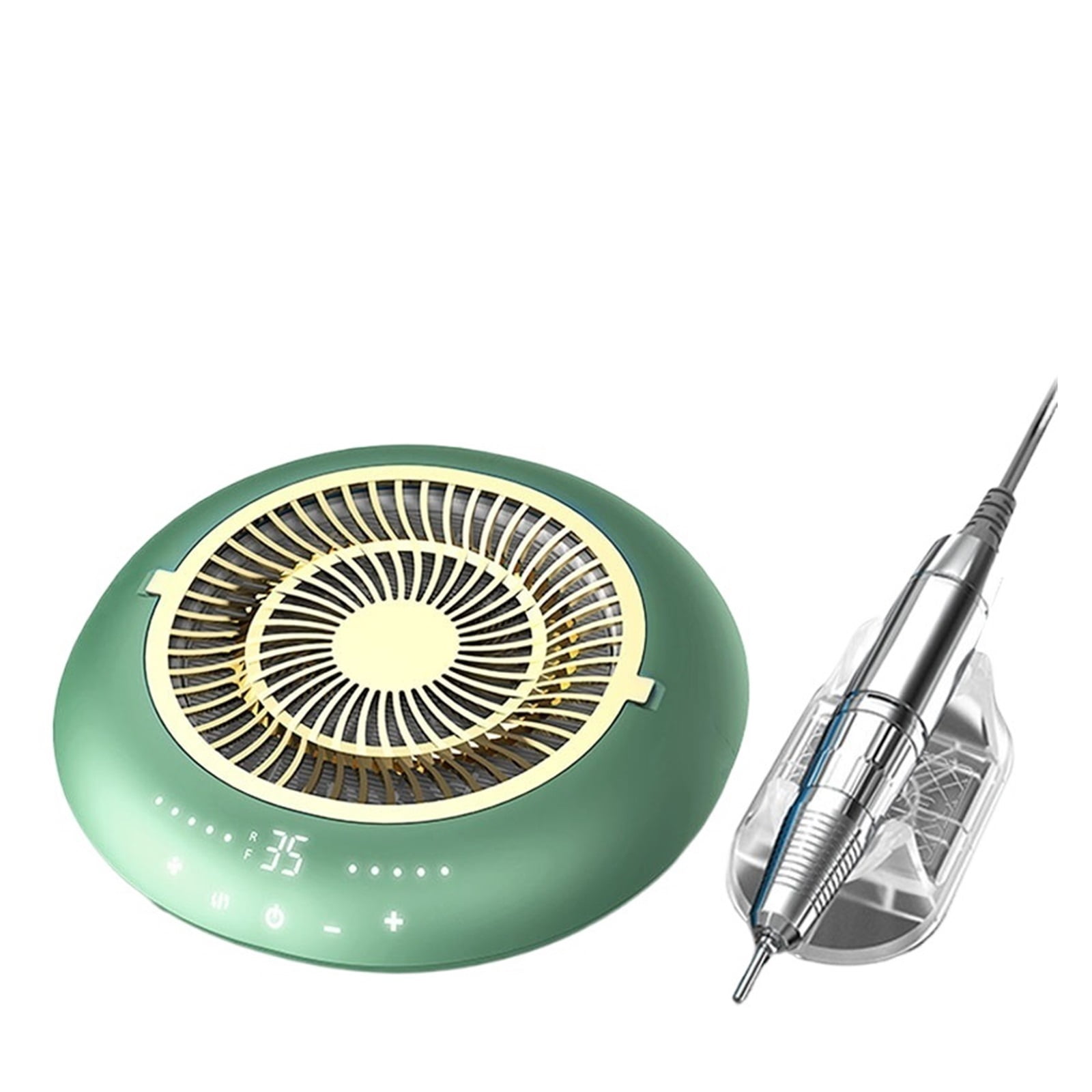 Nail Dust Vacuum, 2 In 1 Electric Nails 60W 35000RPM Nail Drill With ...