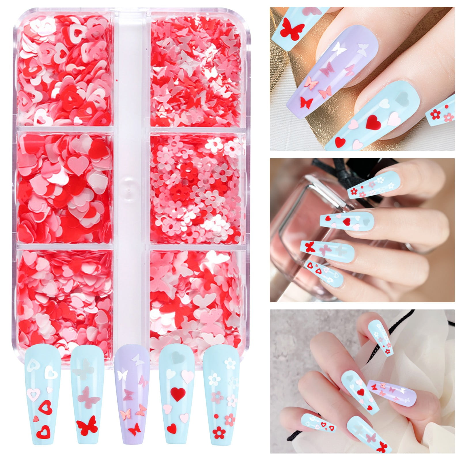 Nail Duster Rhinestones for Makeup for Eyes Nail Finger Practice Nail ...