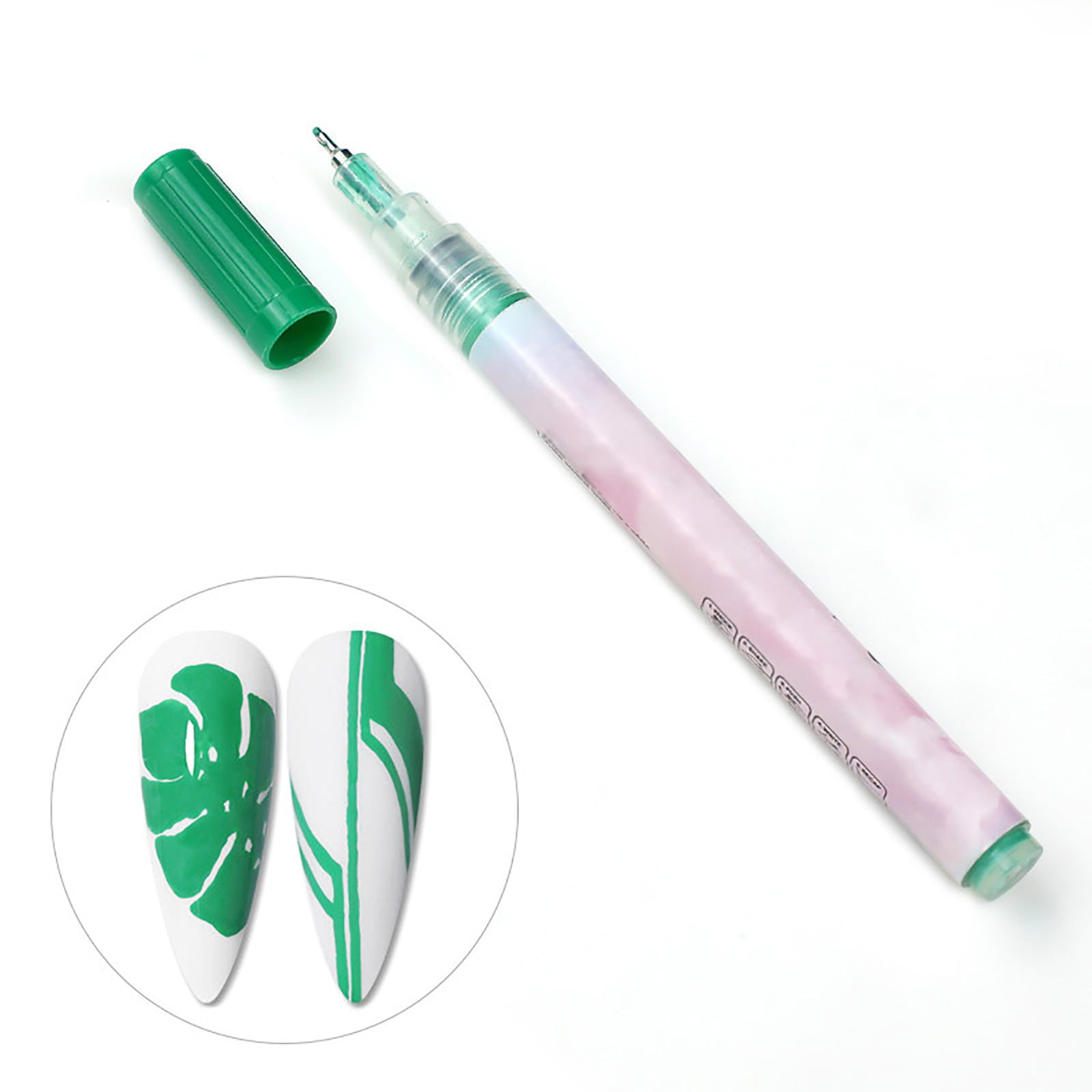 Nail Enhancement Tools 3D Paint Pen Nail Tracing Point Flower Pen Nail ...