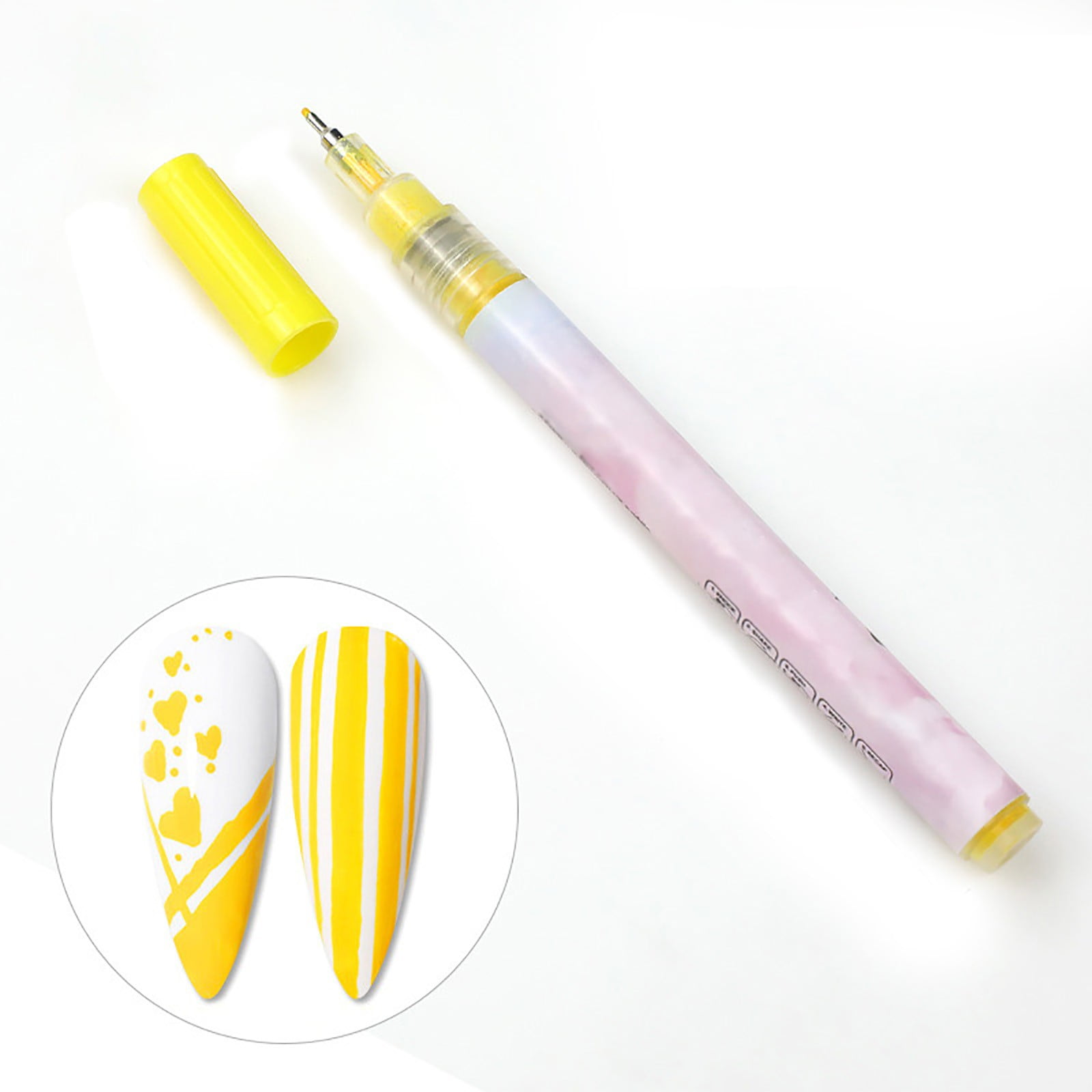 Nail Enhancement Tools 3D Paint Pen Nail Tracing Point Flower Pen Nail ...