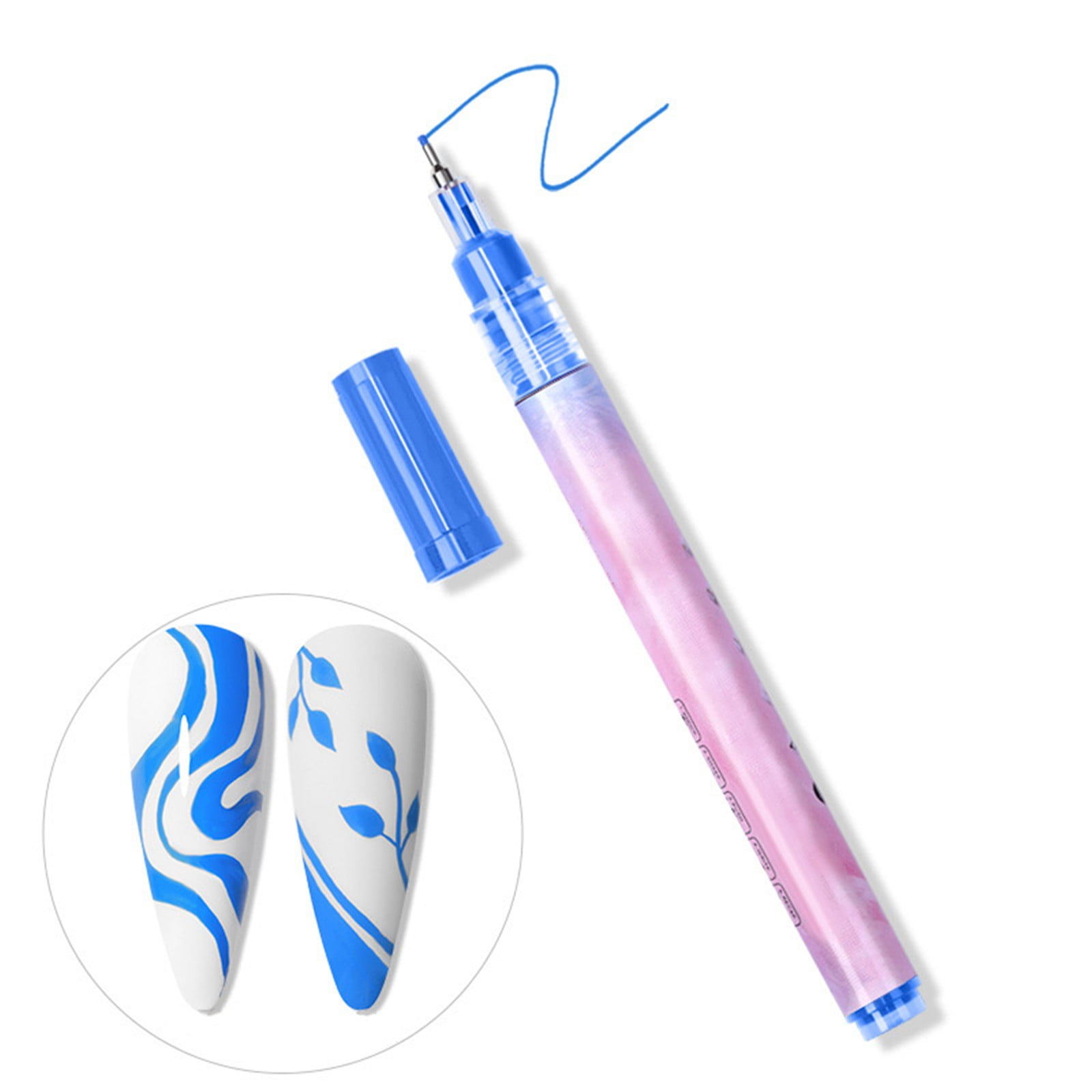 Nail Enhancement Tools 3D Paint Pen Nail Tracing Point Flower Pen Nail ...