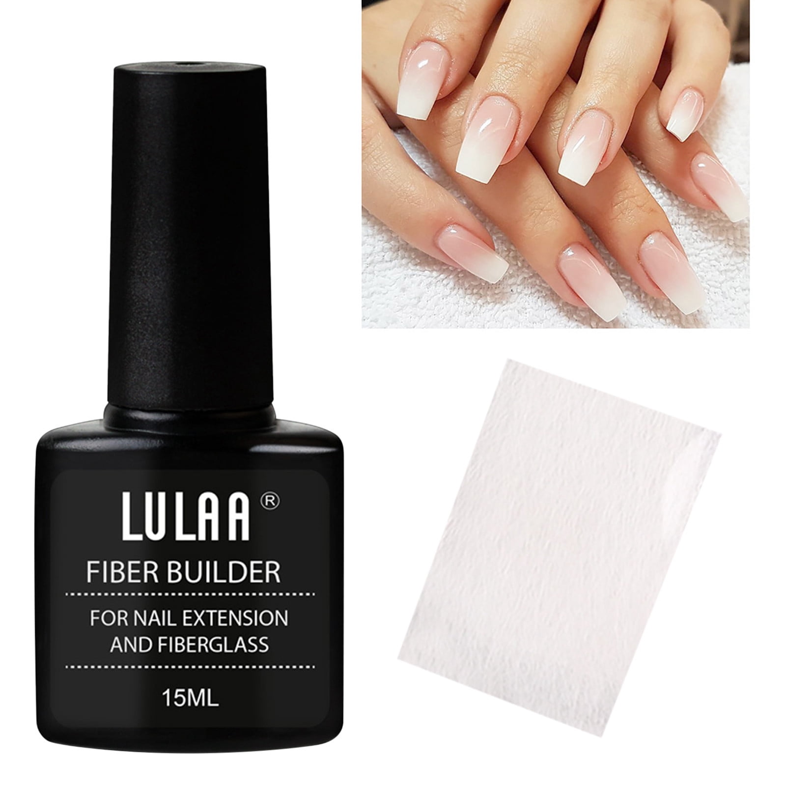 Nail Extension Fiber Set, 15ml Glue, Reinforcement Repair, Liquid Fiber ...