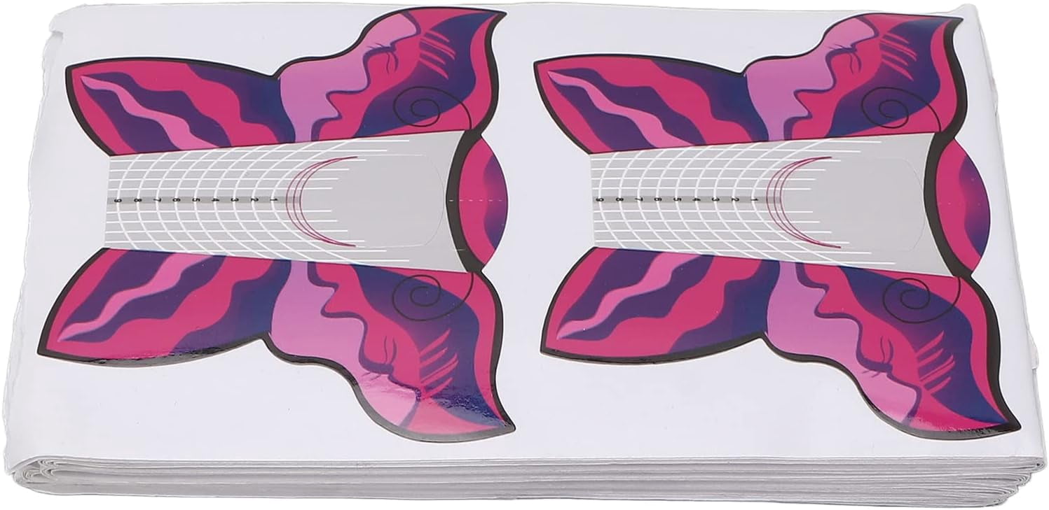 Nail Extension Form Sticker, Numbers Marked Right Size Nail Guide Form ...