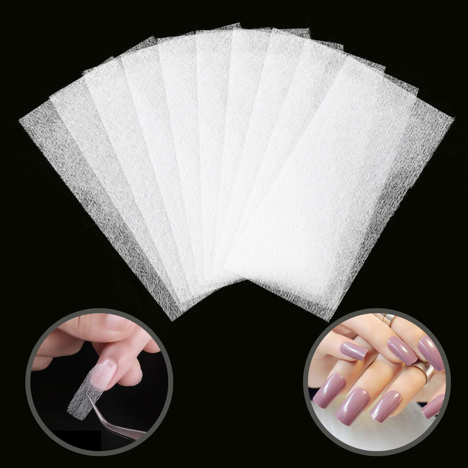 Nail Extension Kit - Fiberglass Nail Extension Fiber, Quick Extension ...
