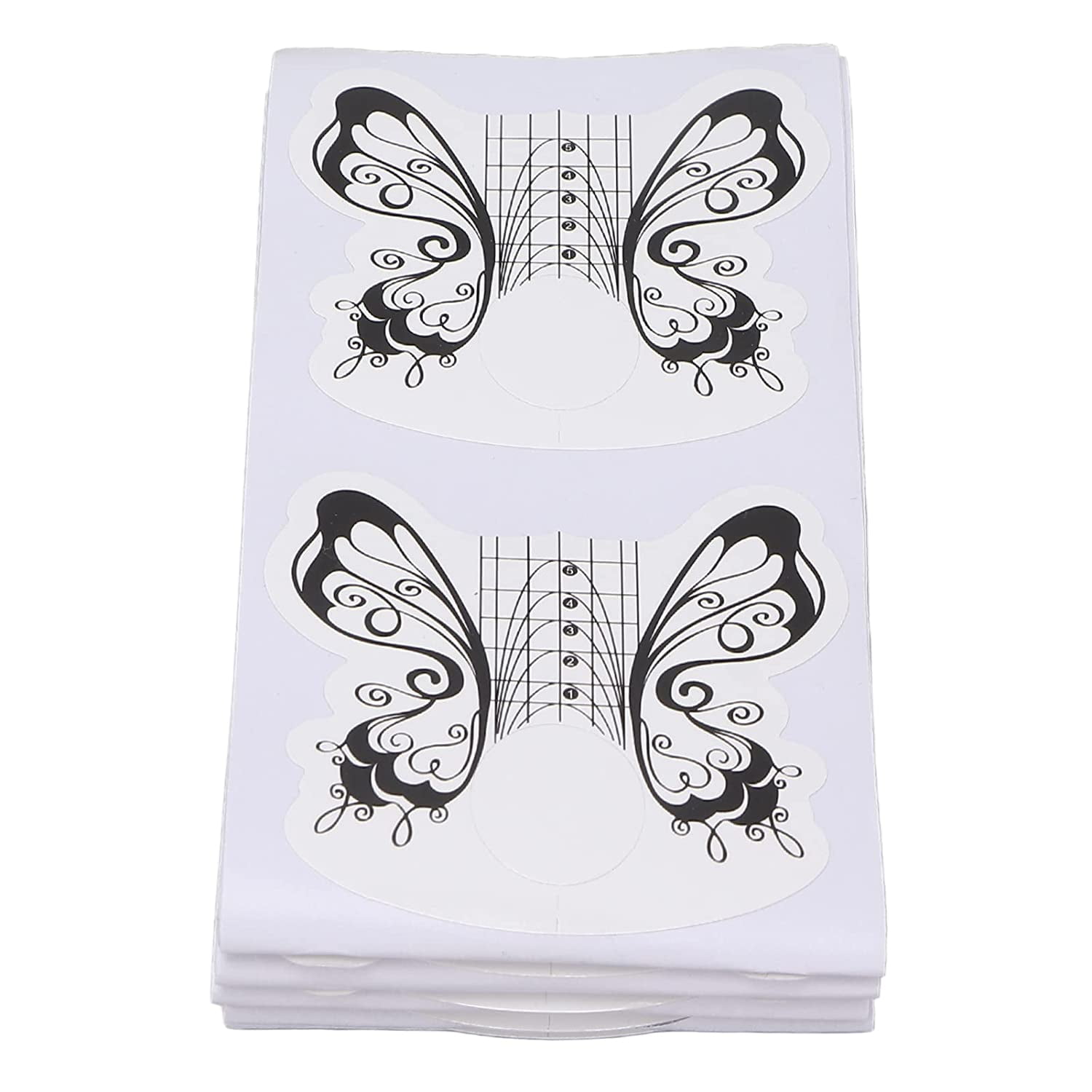 Nail Extension Sticker Form, 100pcs Nail Form Extension Stickers Self ...