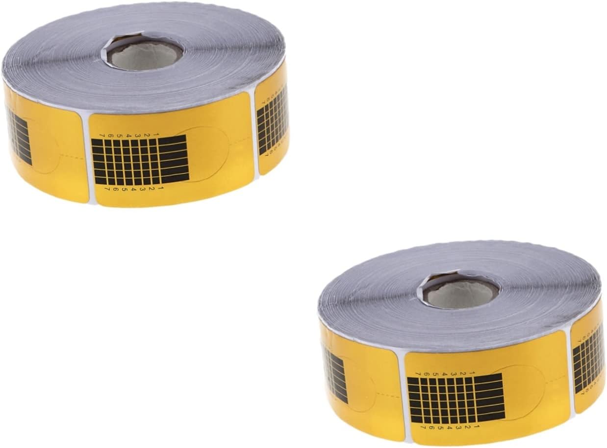 Nail Extension Tips 2 Rolls Stich Stickers Nail Stickers Nail Extension ...