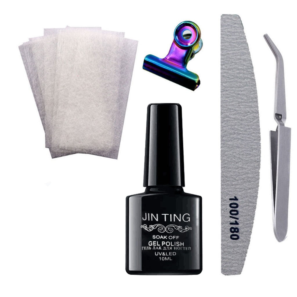 Nail Fiber Layer Glue Fiber Sheet Plus Bottom Extension Sealing Set ...