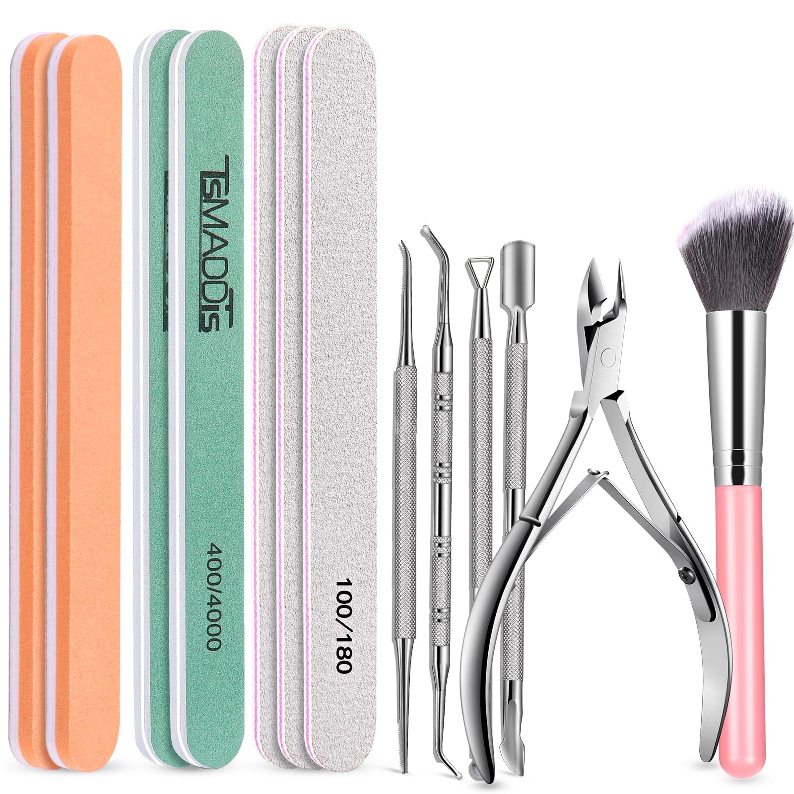 Nail File and Buffer, OIF8 TsMADDTs Manicure and Pedicure with Nail ...
