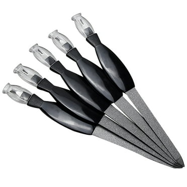 3-Piece Nail File Set Stainless Steel Double-Sided Nail File Buffer ...