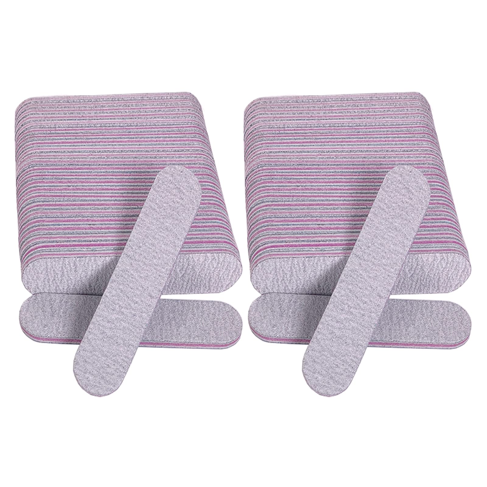 Nail Files (50 Pack), ESF27 3.6 Inches Emery Nail Files for Acrylic and ...