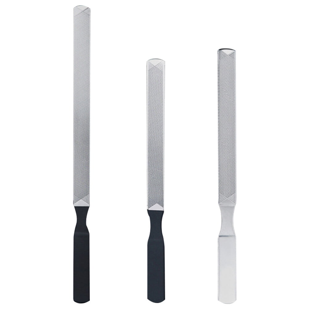 Nail Files Metal File Stainless Steel Double Buffer Diamond Side Sided ...