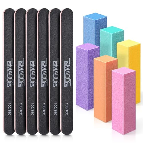 Nail Files and Buffers,Professional Manicure Tools Kit Rectangular Art ...