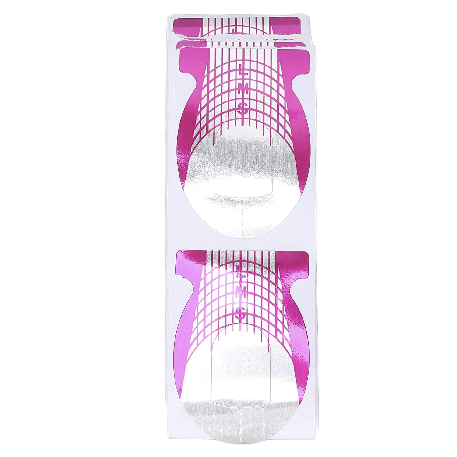 Nail Form, 100pcs Nail Art Forms Guide Form for Nail Tips Form Guide ...