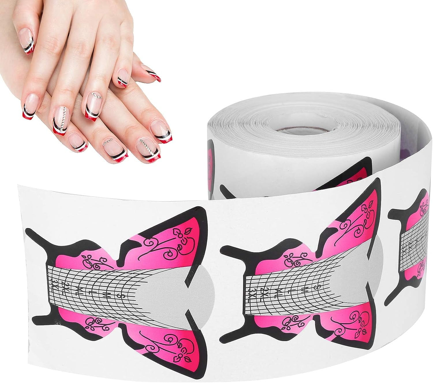 Nail Form, Easy To Use and Control Durable Acrylic Nali Forms with ...