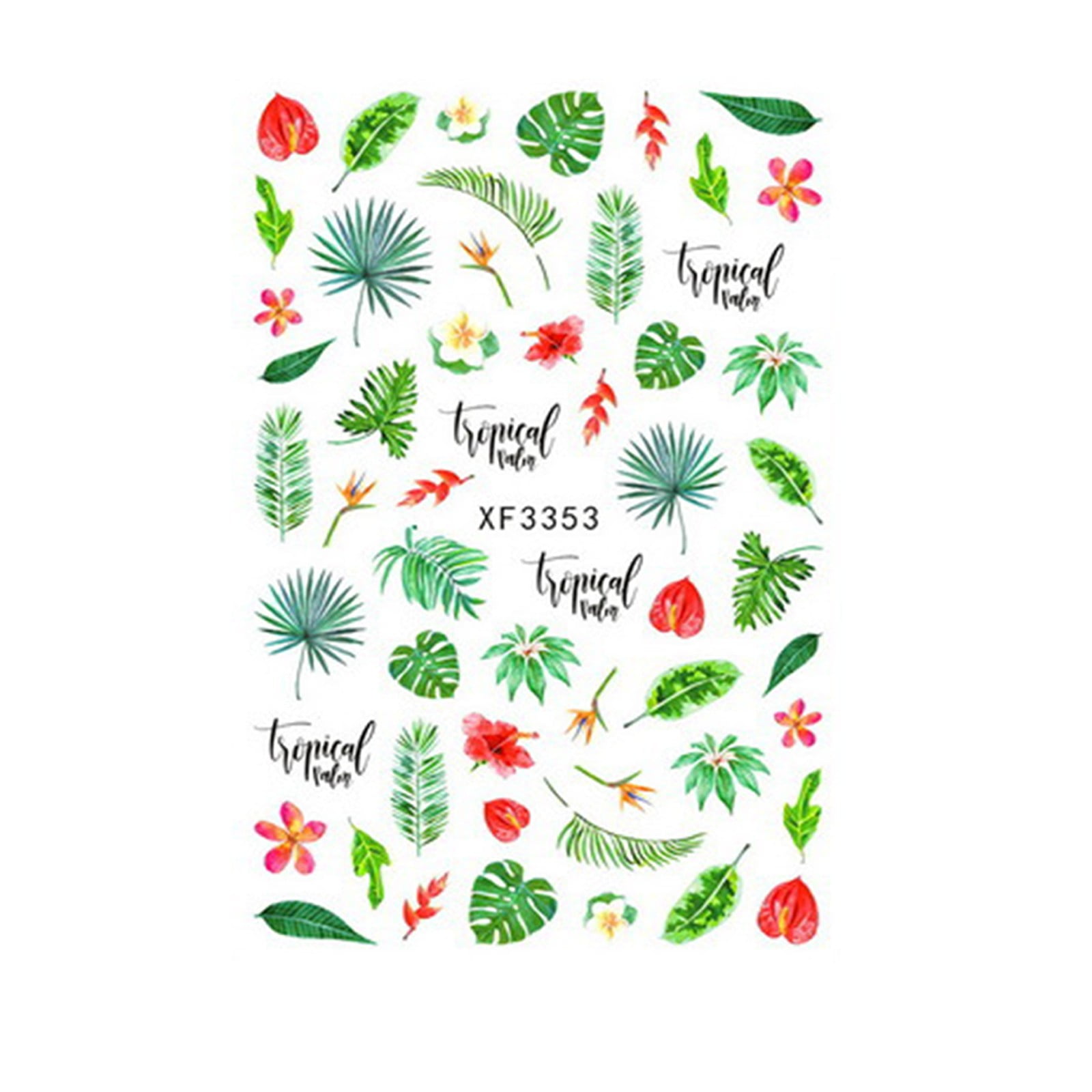 Nail Form Stickers Clear Barbershop Stickers Stripe Number Decals For Nails Big Number Stickers