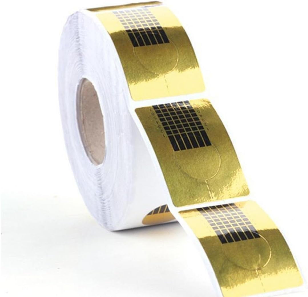 Nail Form Tips French Gold Nail Extension Art Tools For Manicure Gel ...