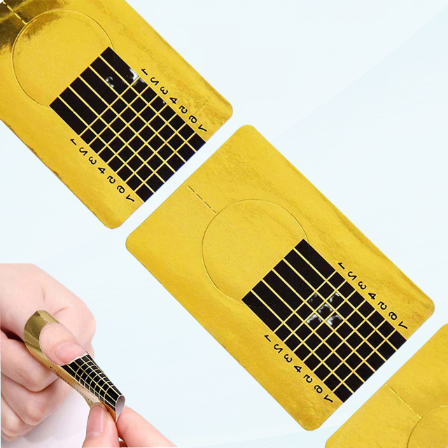 Nail Forms for Acrylic Nails, 200PCS Nail Forms for Polygel Nail Tips ...