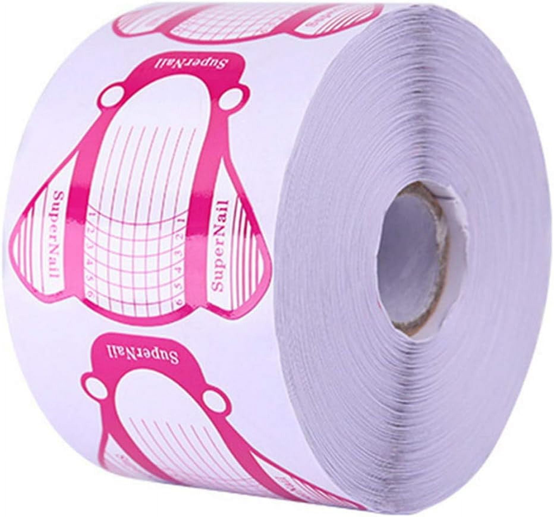 Nail Forms-UV Gel Stickers 500 pcs Self-Adhesive Nail Care Form Sticker ...