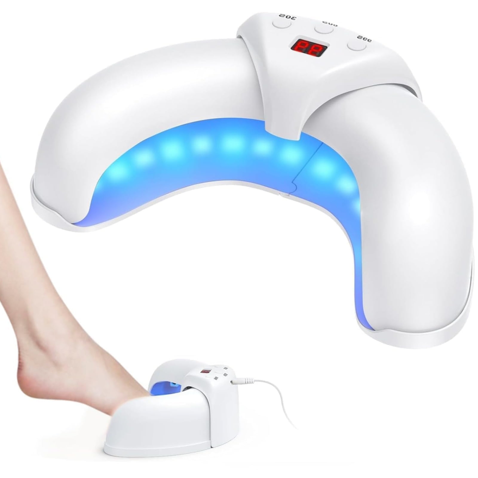 Nail-Fungus Cleaning Light Device for Multiple Toenails & Fingernails ...