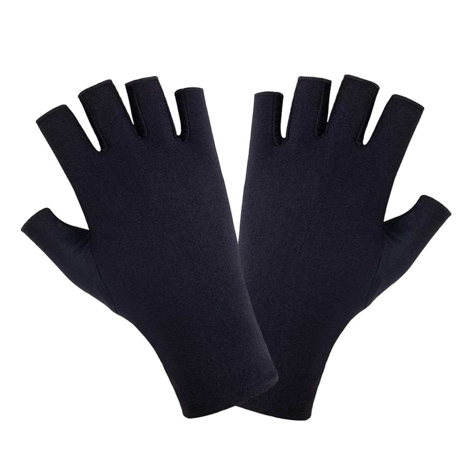 Nail Gloves UV Light - Fingerless Manicure Gloves UV Protection ...